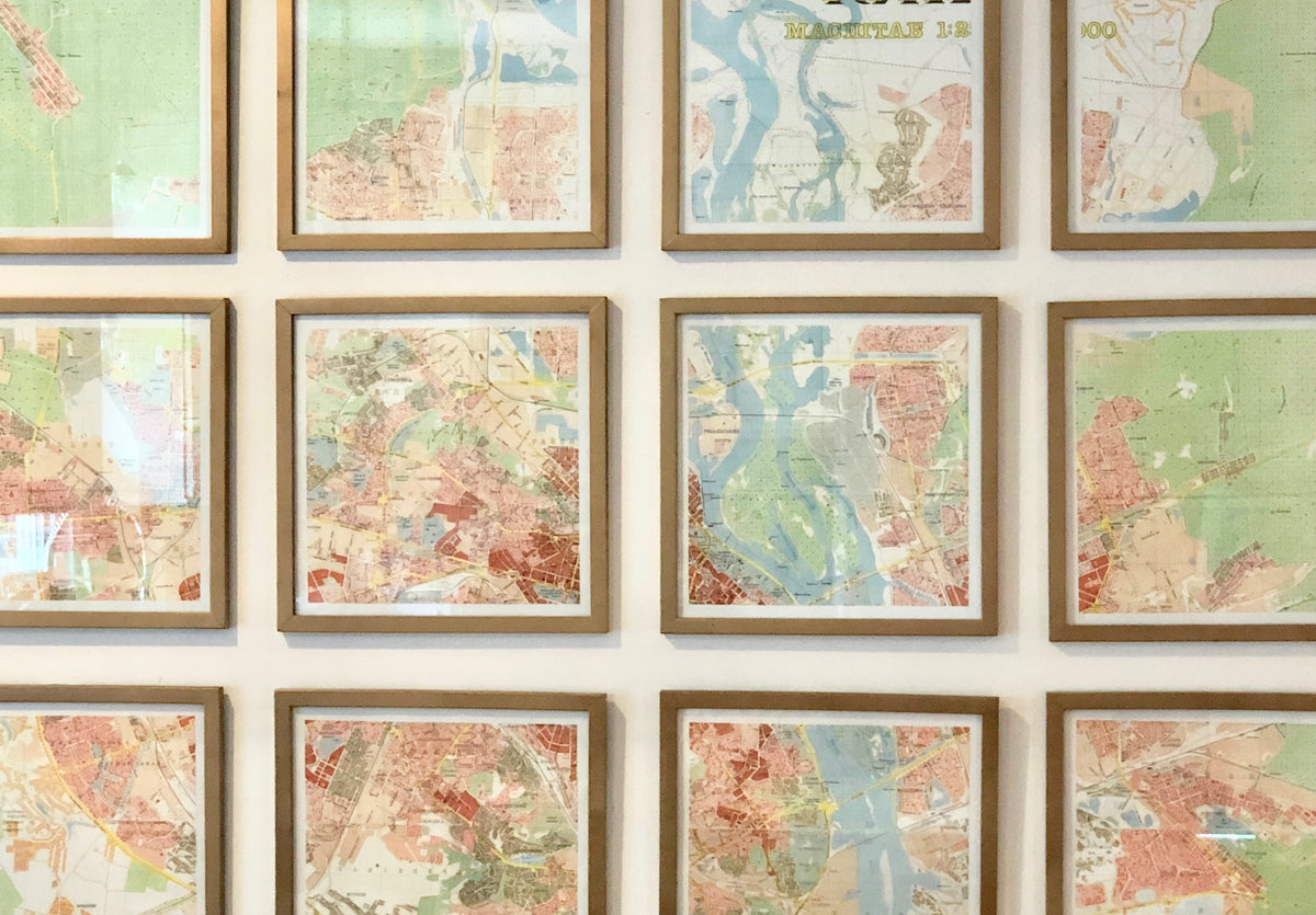 Make Maps Into Art – Kerith House